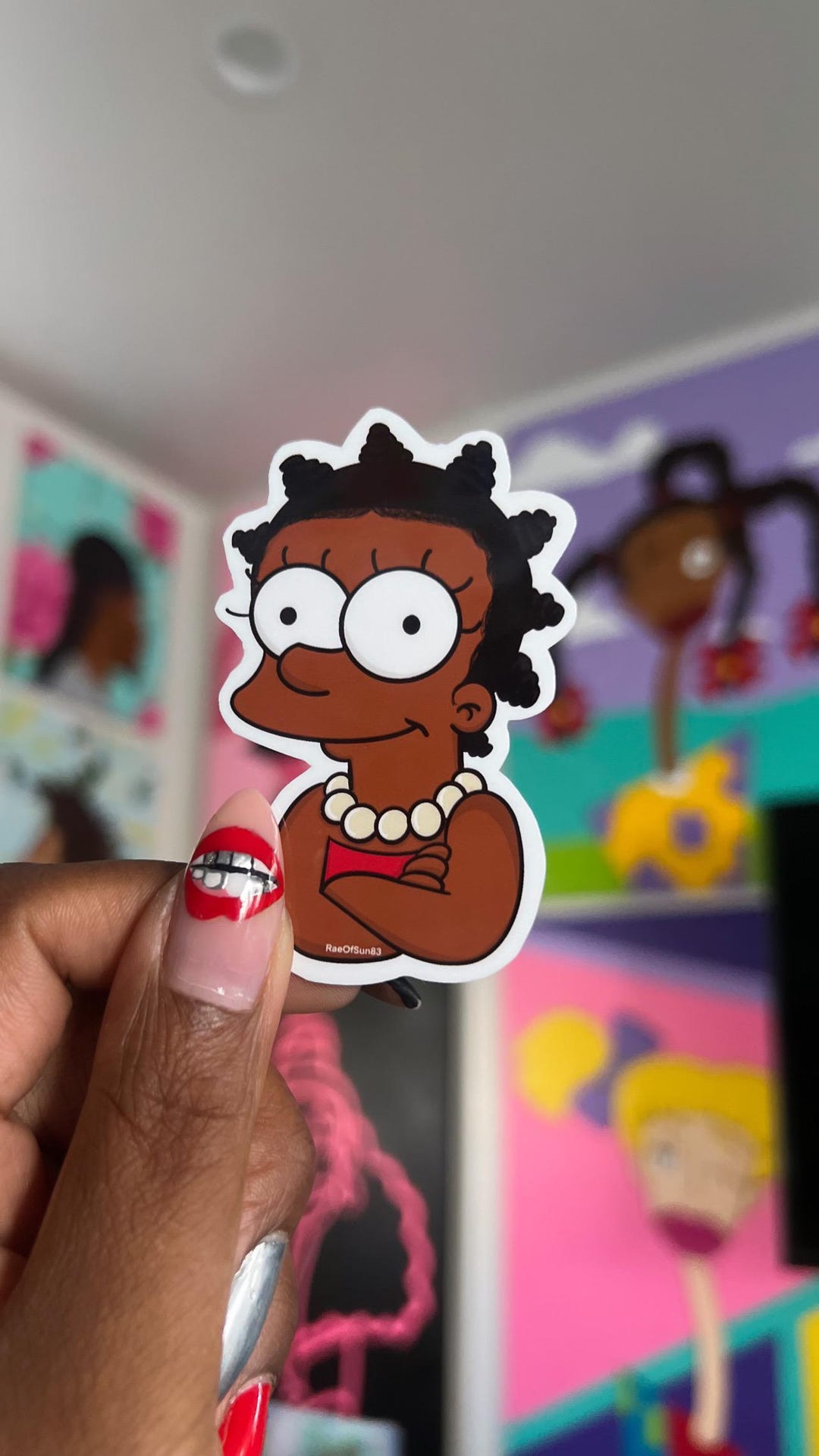 Unbothered Lisa Vinyl Sticker/ Die Cut Sticker/ Funny Sticker/ - Etsy
