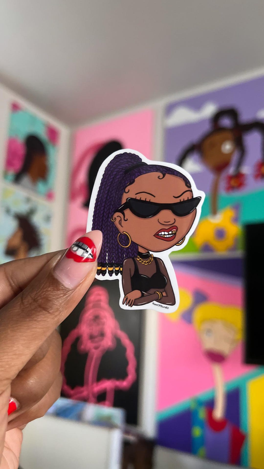 Unbothered Miranda Vinyl Sticker/ Die Cut Sticker/ Funny Sticker/ - Etsy