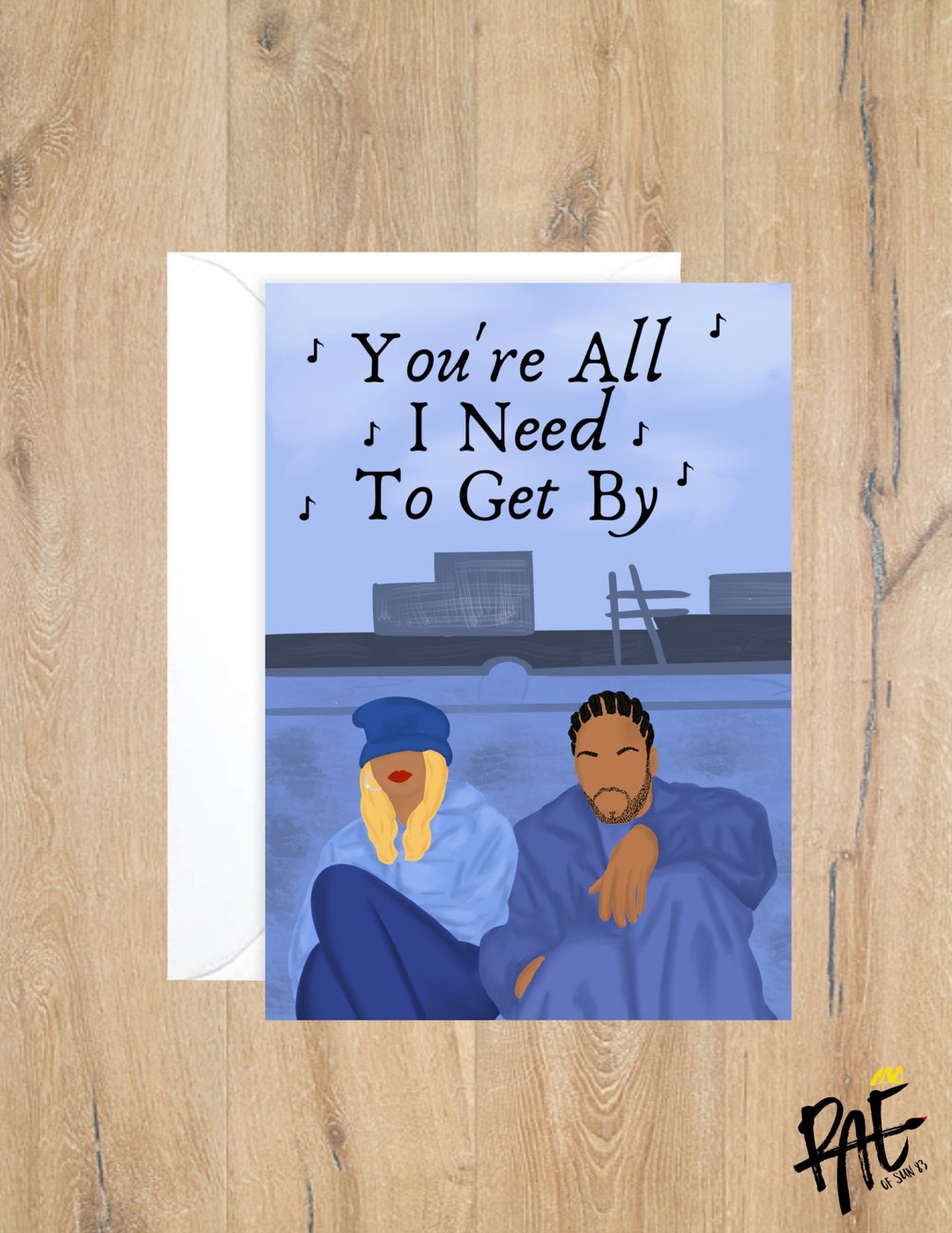 Method Man Mary J Blige Card/ Greeting Card blank Inside - Etsy
