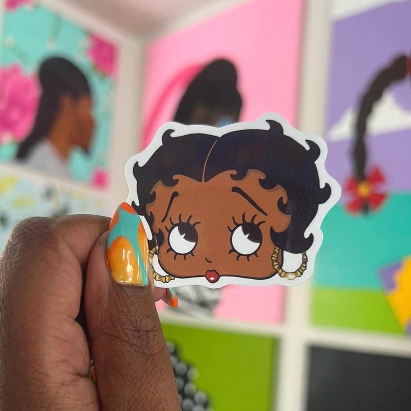 Betty Boop Stickers Vinyl - Etsy