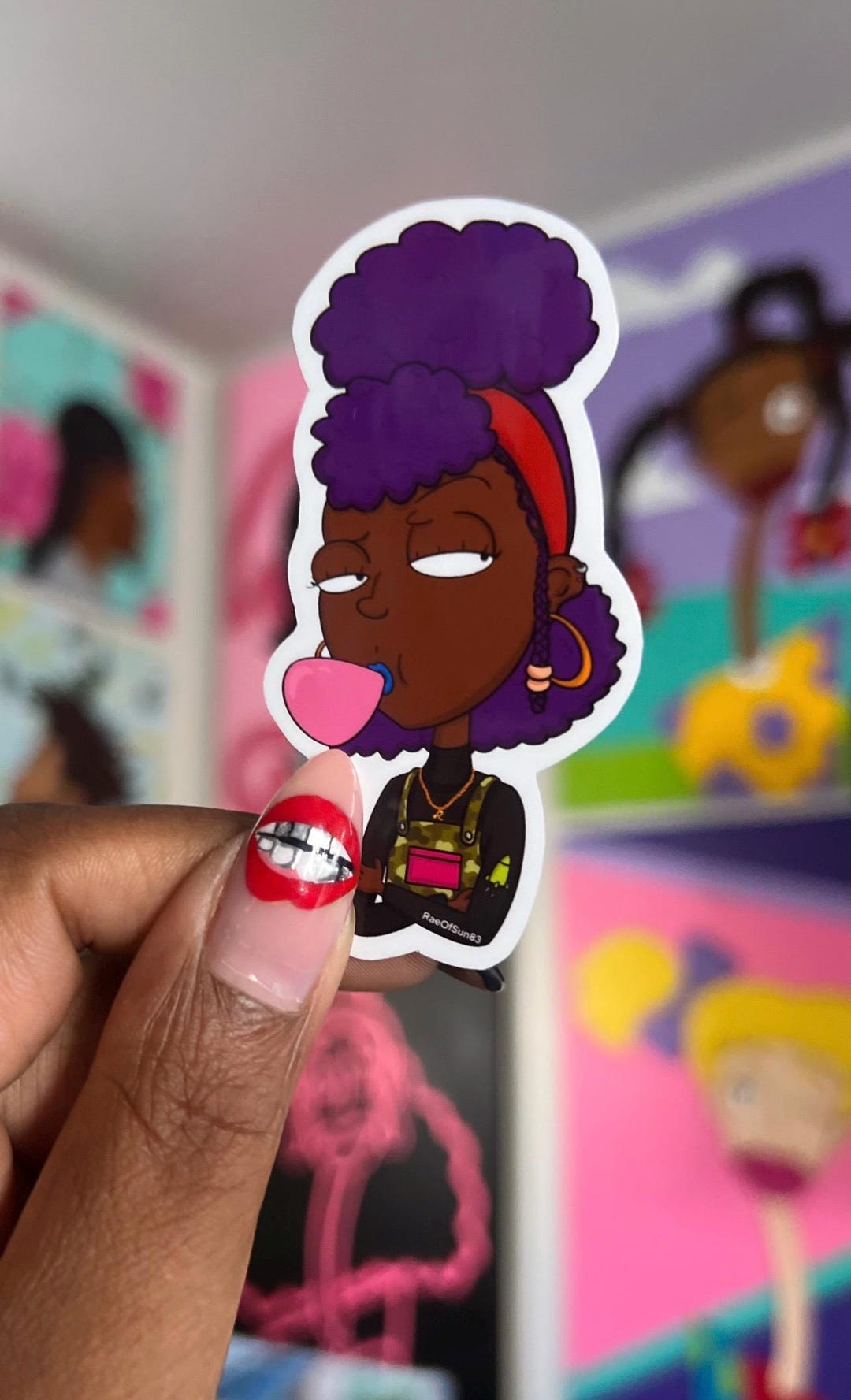 Unbothered Reggie Vinyl Sticker/ Die Cut Sticker/ Funny Sticker/ - Etsy