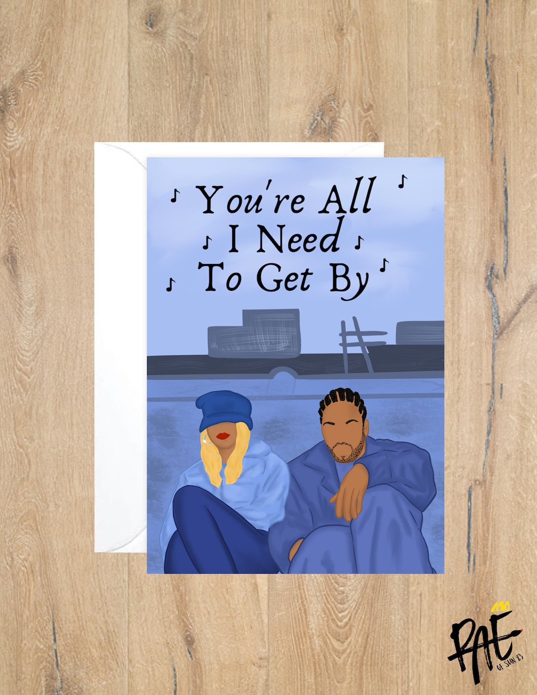 Method Man Mary J Blige Card/ Greeting Card (blank Inside) - Etsy