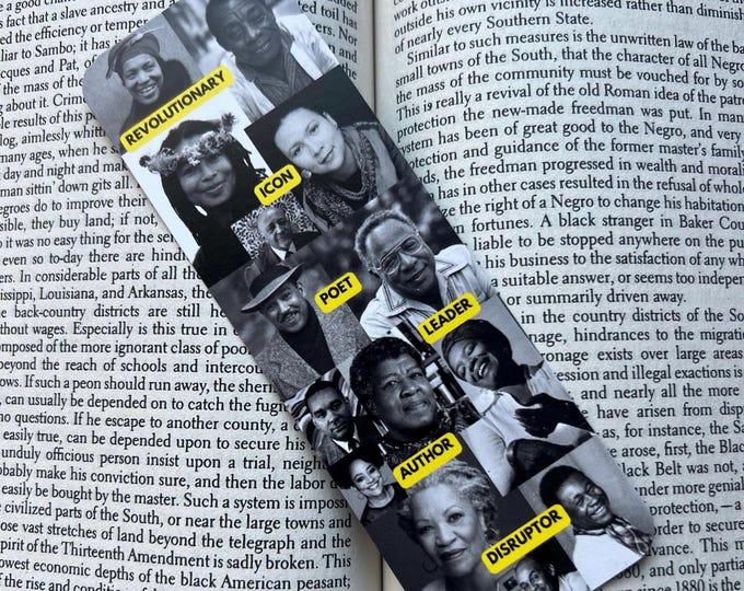 Black Authors Bookmark/ African American Author/ Black Writers/ Reading ...