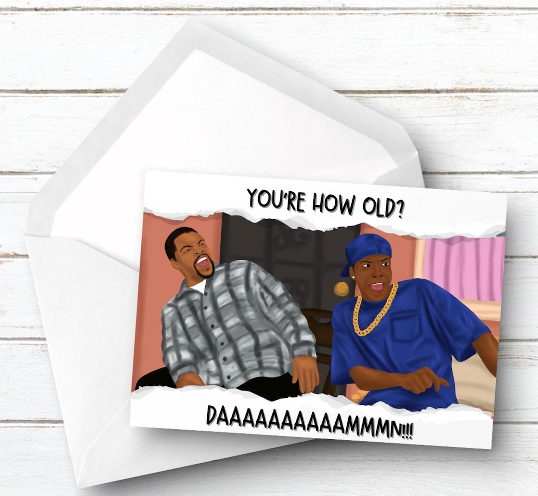 Friday Birthday Card /greeting Card (blank Inside) - Etsy