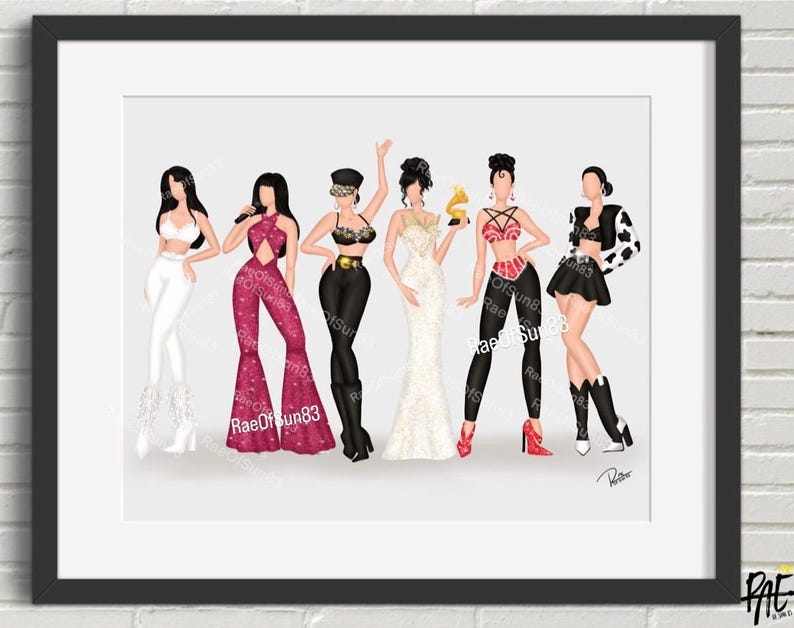 Selena Iconic Series Print/ Selena Original Art/ Art Prints - Etsy