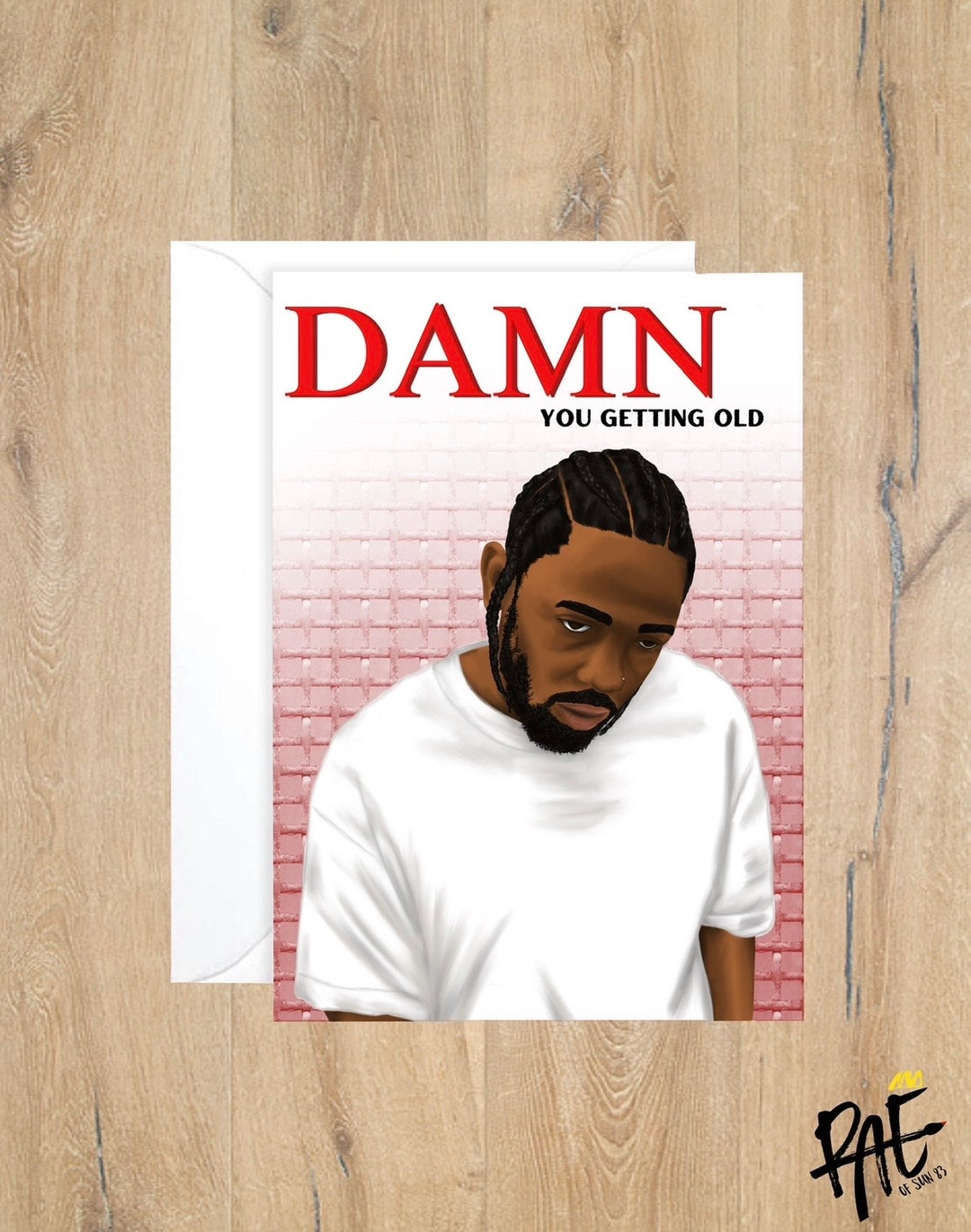 Damn Youre Old/ Birthday Card /greeting Card (blank Inside) - Etsy