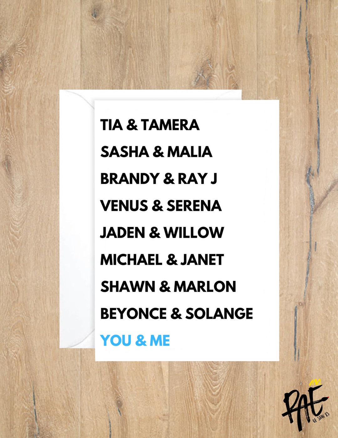 Sibling Card/ Brother and Sister/ Sister and Sister/ Brother and ...