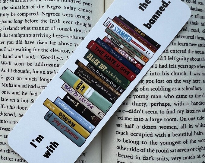 Banned Books Bookmark/ African American Author/ Black Writers/ Reading ...