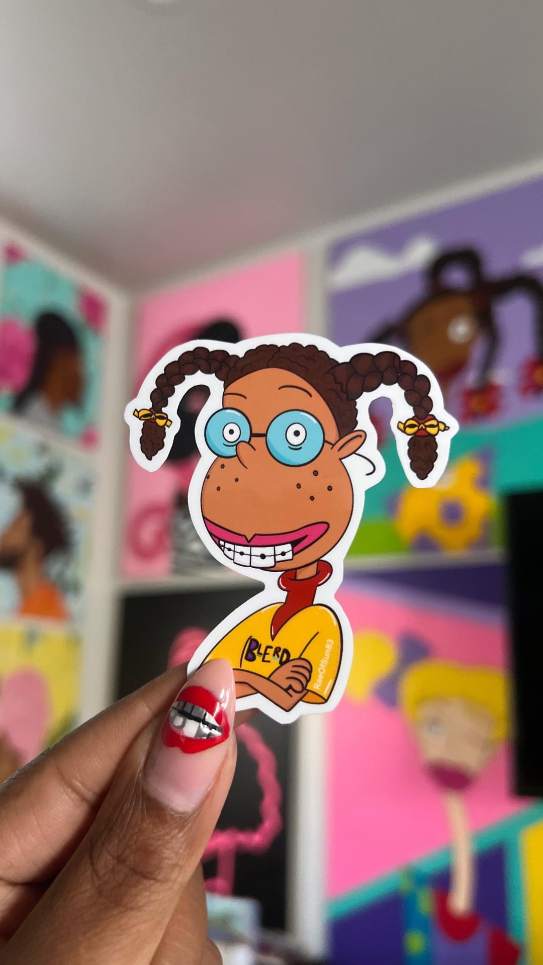 Unbothered Eliza Vinyl Sticker/ Die Cut Sticker/ Funny Sticker/ - Etsy