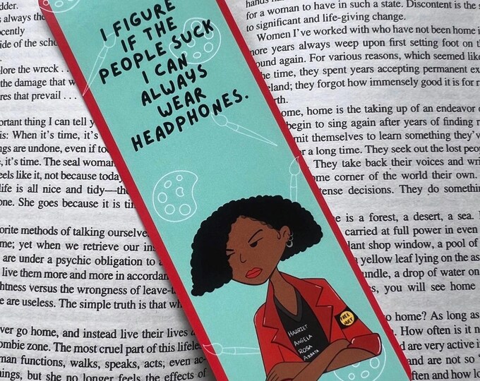 Black Jane Bookmark/ Daria/ Sick Sad World / Reading/ Bookworm ...