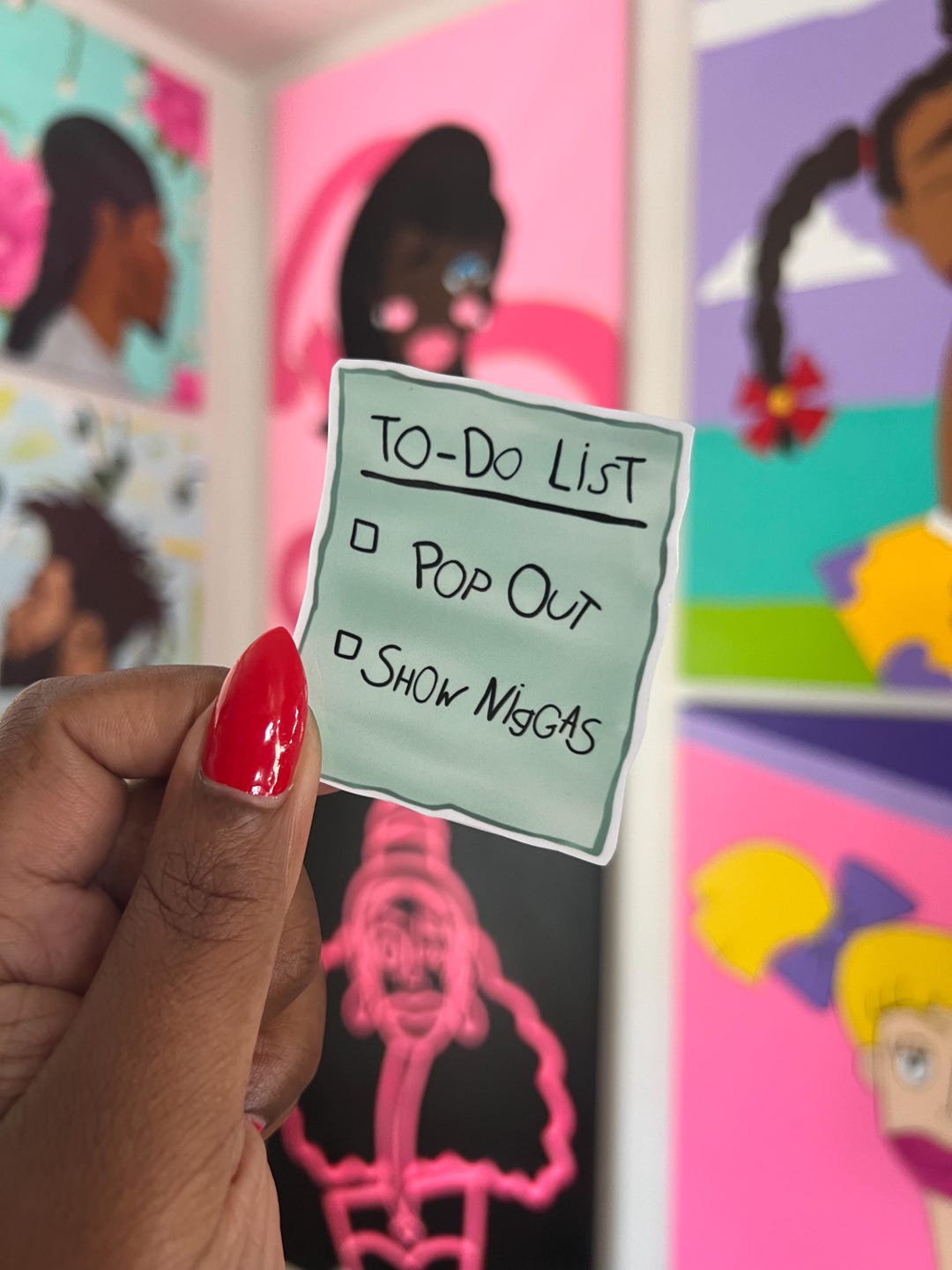 Kendrick Pop Out Vinyl Sticker/ Hip Hop Die-cut Sticker/ Waterproof ...