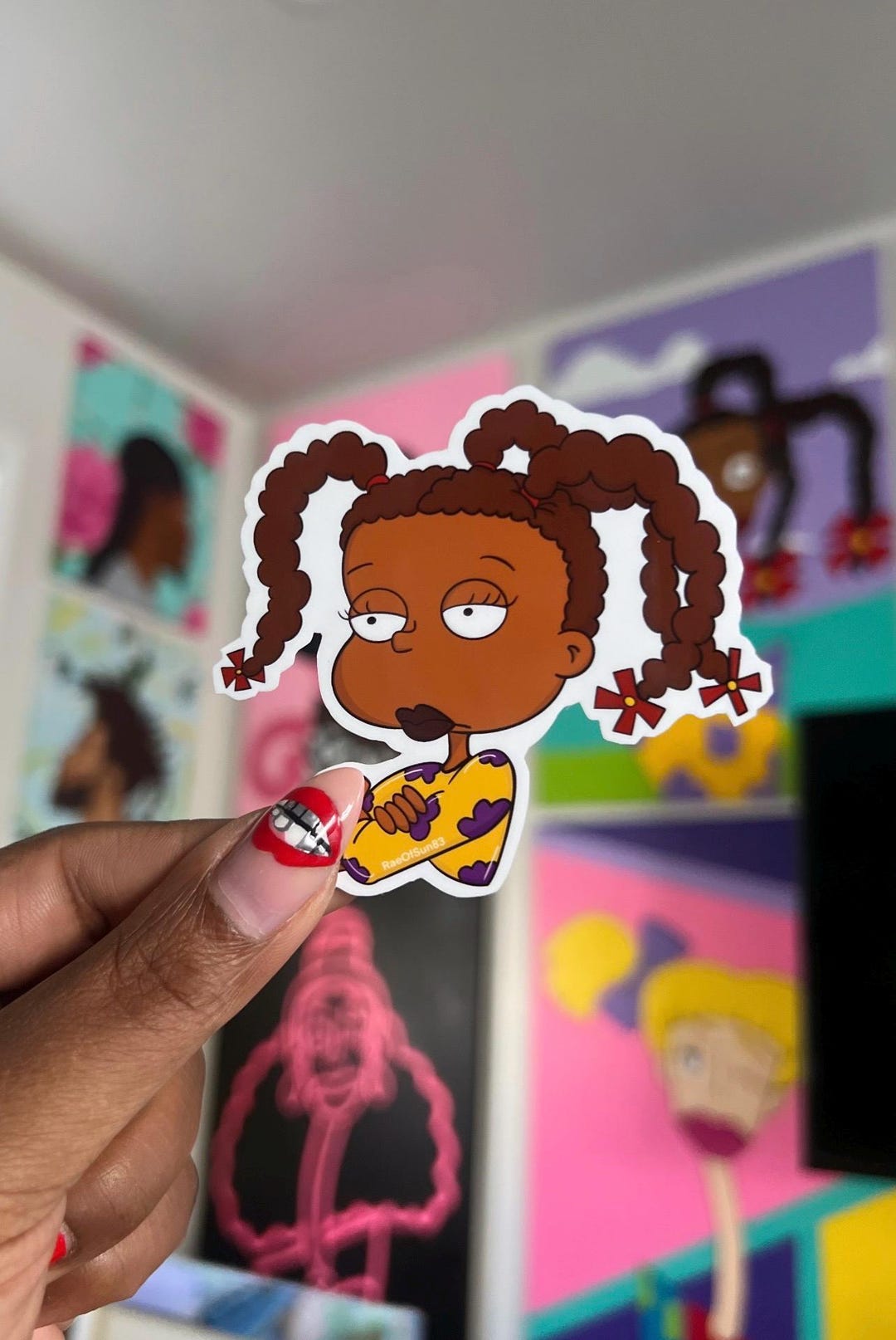 Unbothered Susie Vinyl Sticker/ Die Cut Sticker/ Funny Sticker/ - Etsy