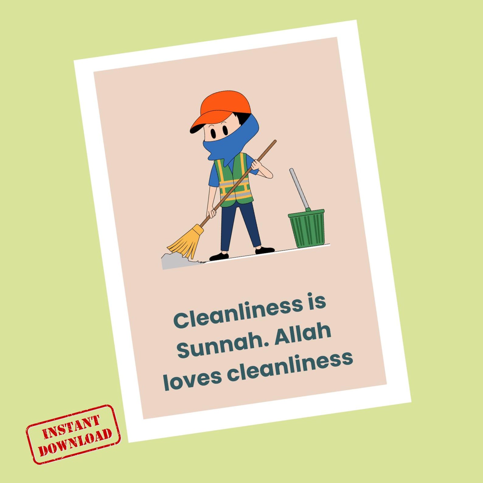 Kids Sunnah Flashcards: Islamic Learning Cards (PDF Printable) - Etsy ...