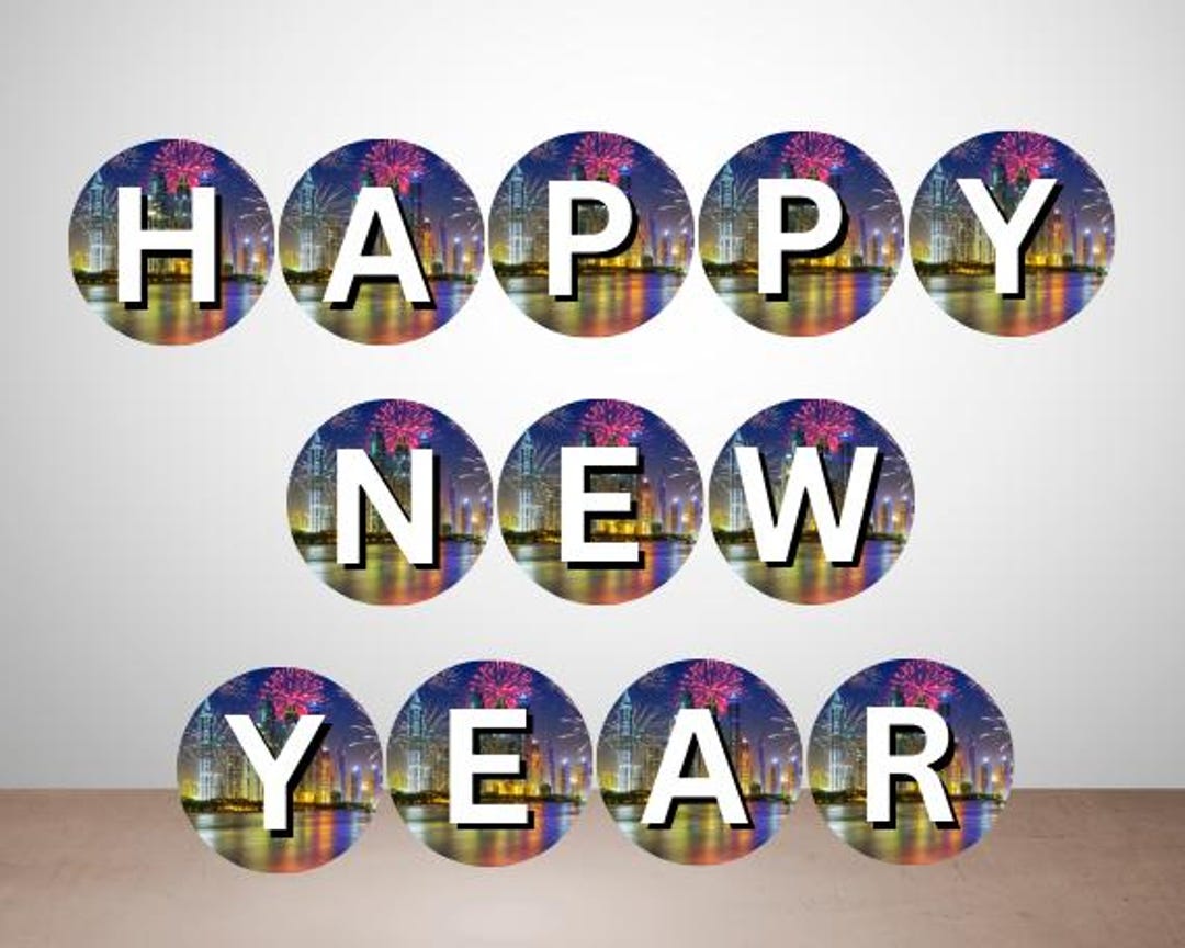 Banner de Ano Novo de 2026 – Modelo Canva para impressão e digital ...