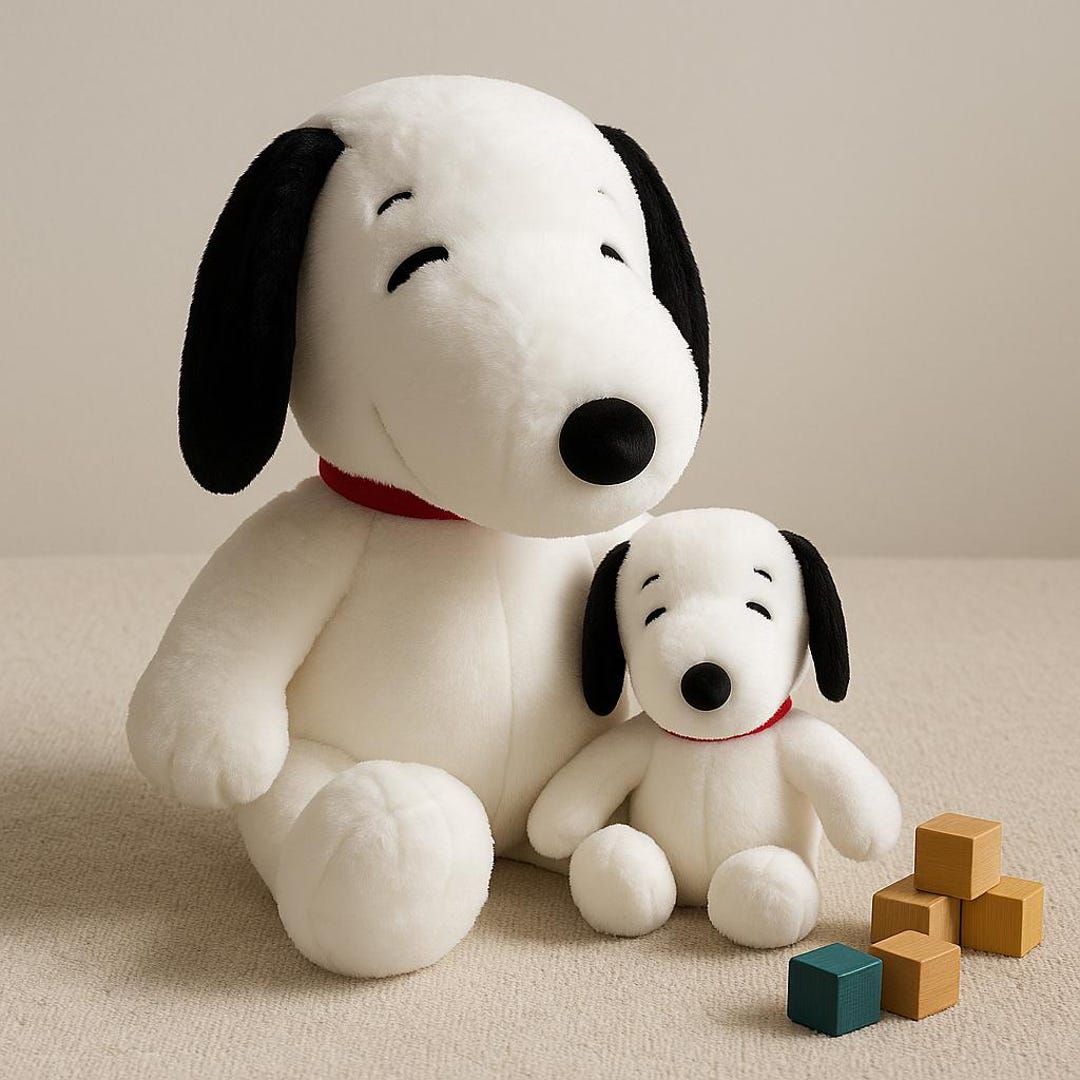 Soft Snoopy Plush Pillow: Cuddly Cartoon Dog Stuffed Toy - Etsy