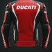 Ducati Red Black Motorcycle Leather Jacket Men Racing Biker Cowhide ...