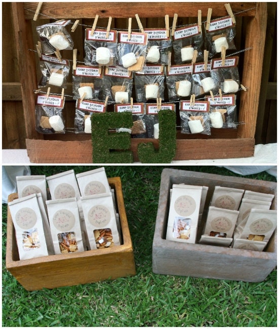 Printable Camping Party s'mores FOR Later | Etsy