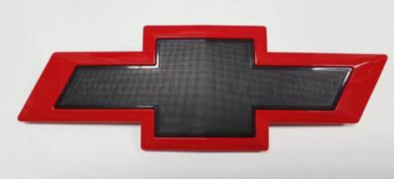 10.35 Black With Red Edge Front Only Bowtie Emblem for 2014-2015 ...
