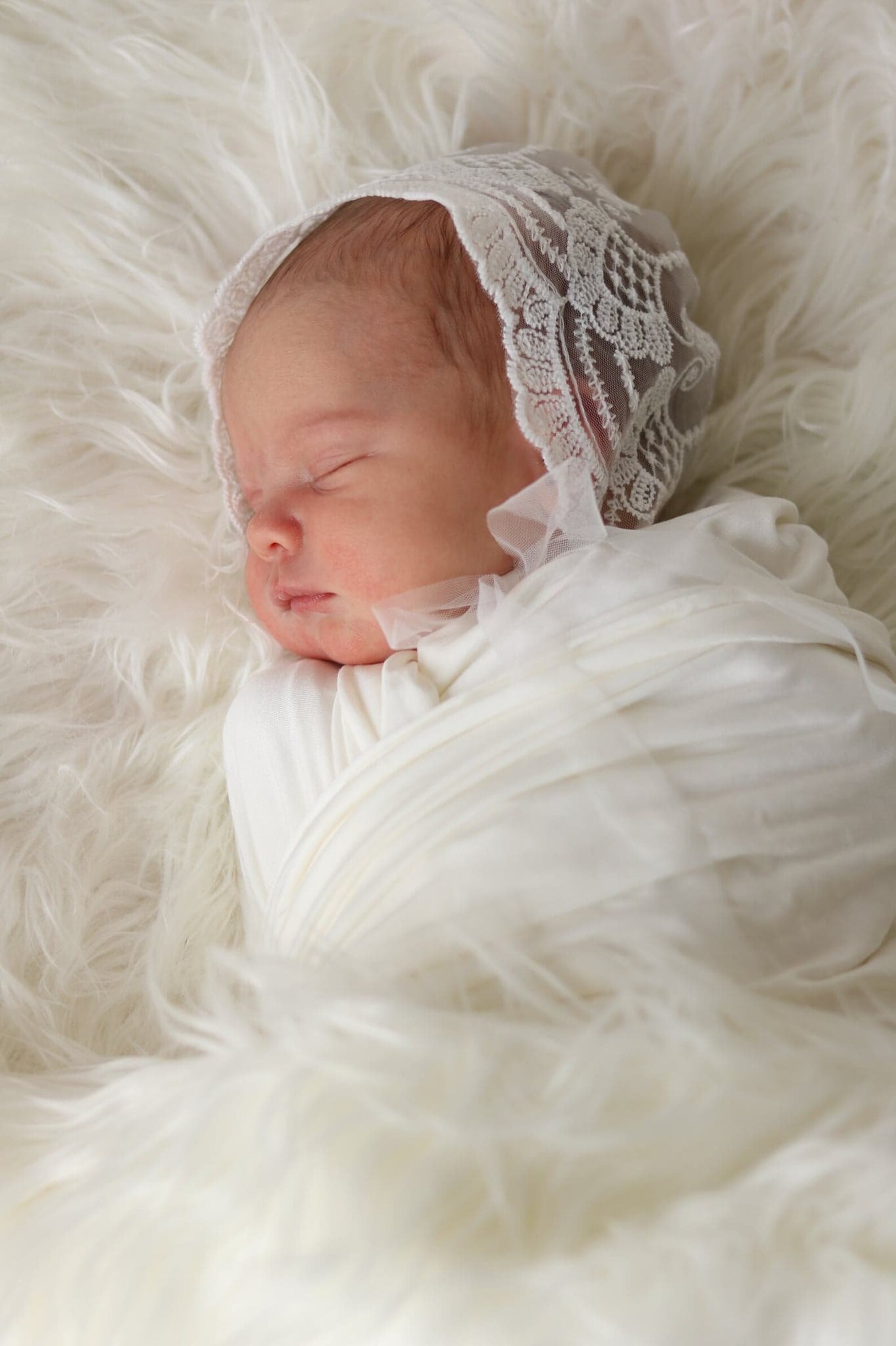 Light Ivory/off White Lace Bonnet for Photography | Etsy