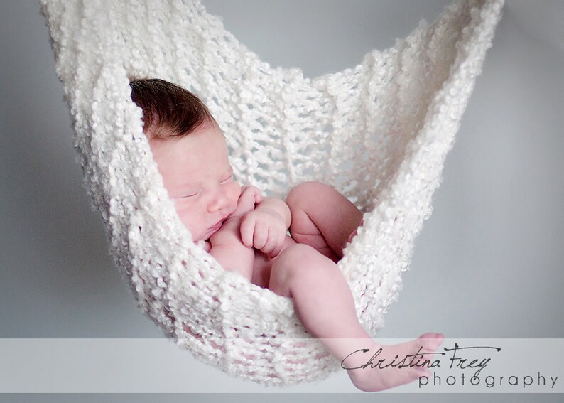 Off-white Baby Hammock Newborn Photo Prop Ready to Ship - Etsy