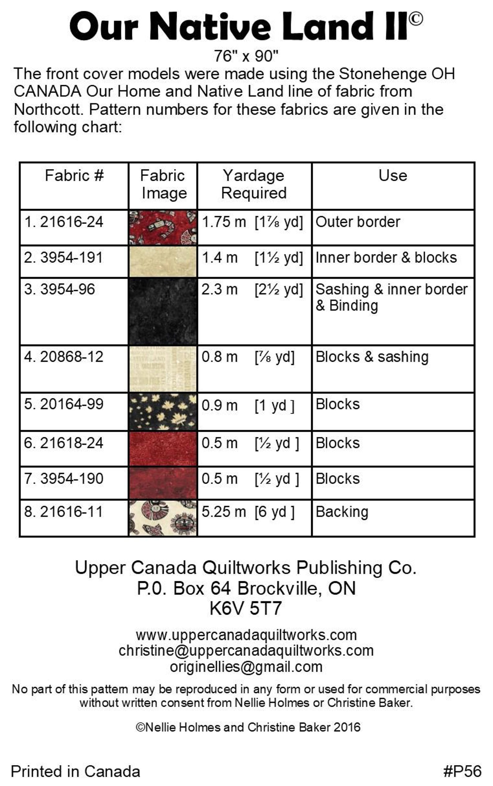 Our Native Land II Quilt Pattern: Double Pieced Quilt (76x90in) - Etsy