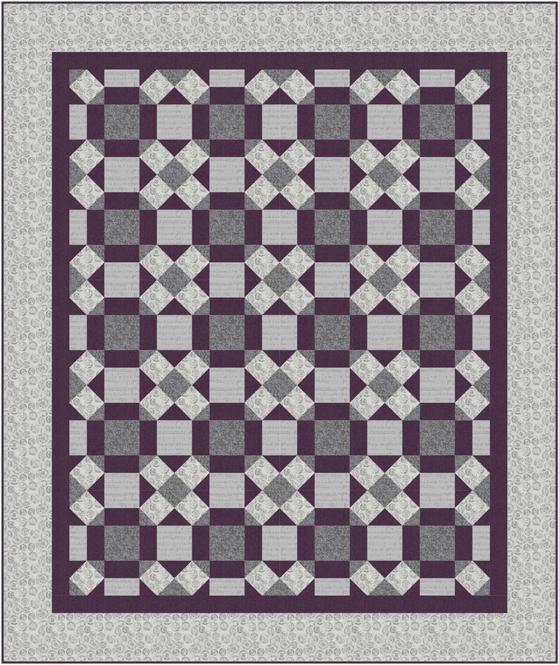 Shifting Gears Lap Quilt Pattern, Guys Quilt, Easy Quilt, Pieced Quilt ...