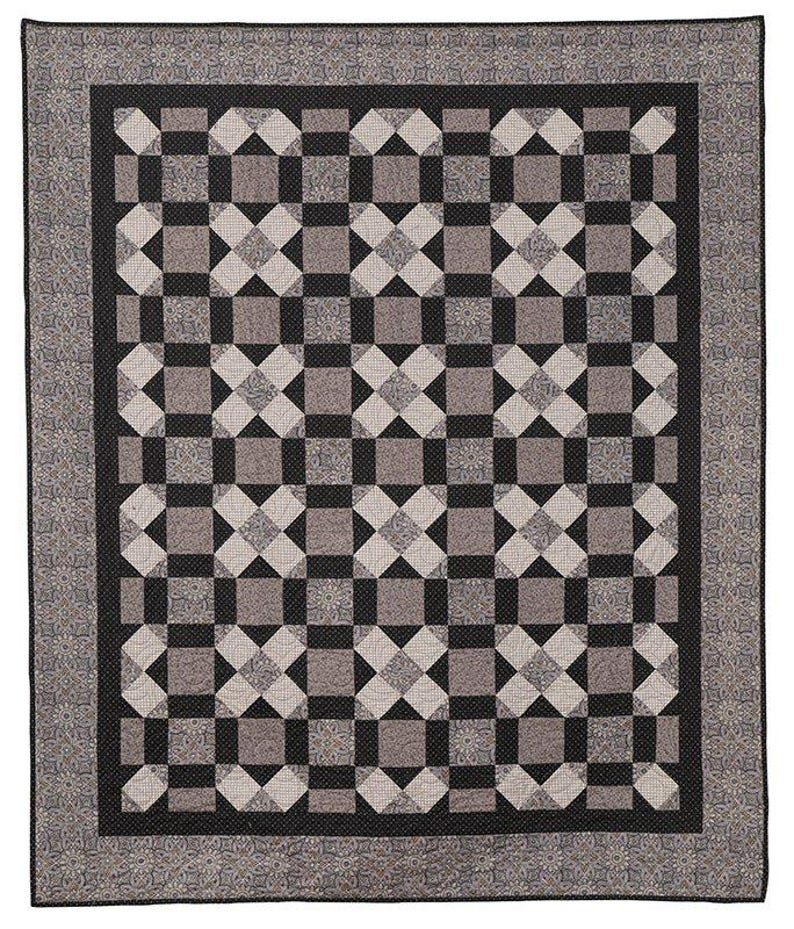 Shifting Gears Lap Quilt Pattern, Guys Quilt, Easy Quilt, Pieced Quilt ...