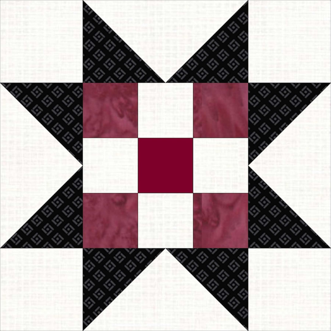 Star Sampler Quilt Pattern: Constellation Block of the Month (PDF ...