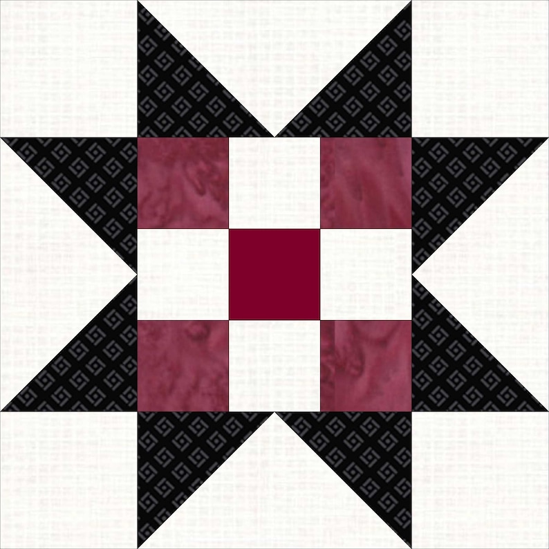 Star Sampler Quilt Pattern: Constellation Block of the Month (PDF ...