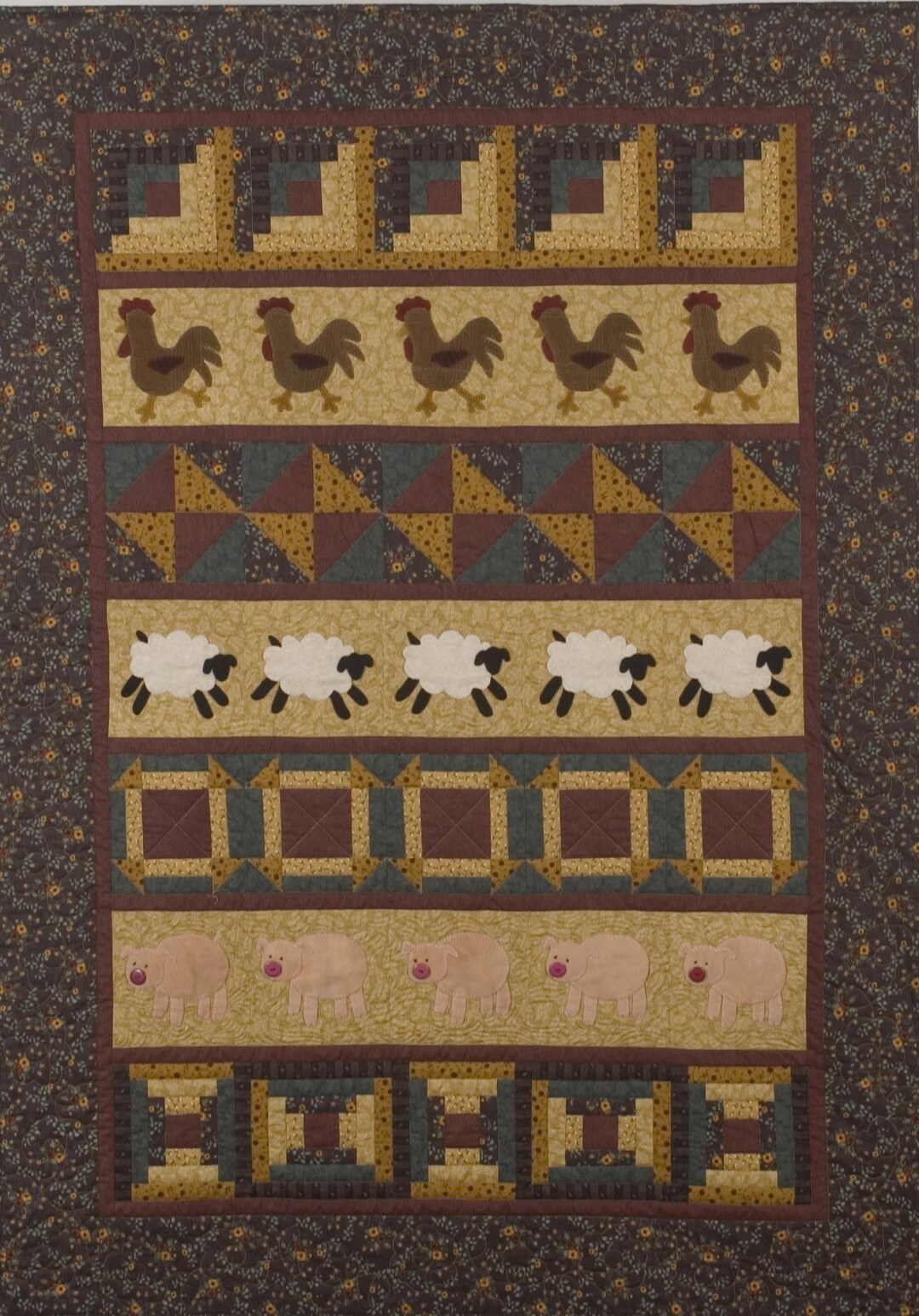 Barnyard Boogie Quilt Pattern (PDF) 54x76 Inches - Etsy