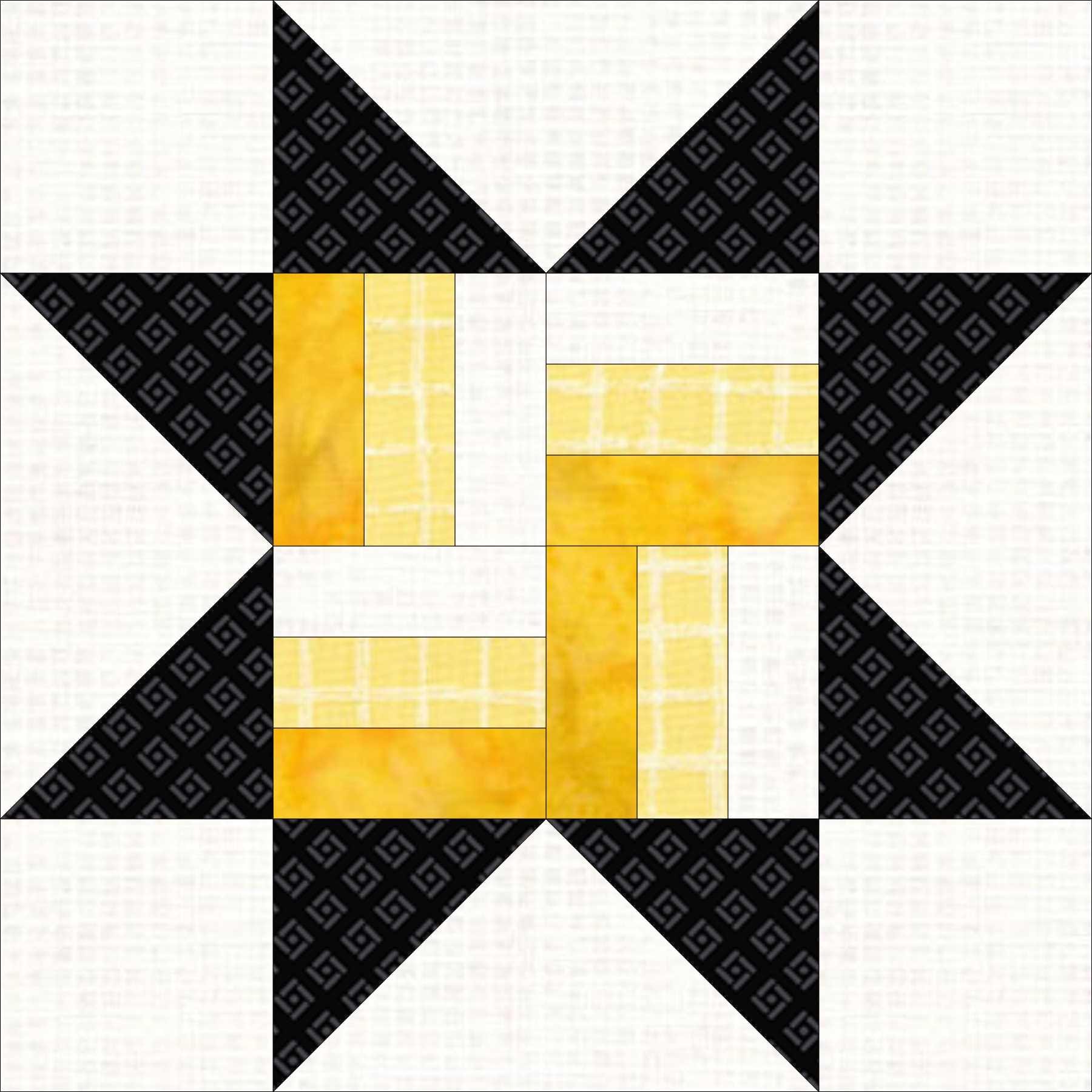 Constellation Quilt Block Pattern - Starry Sampler BOM (PDF Download ...