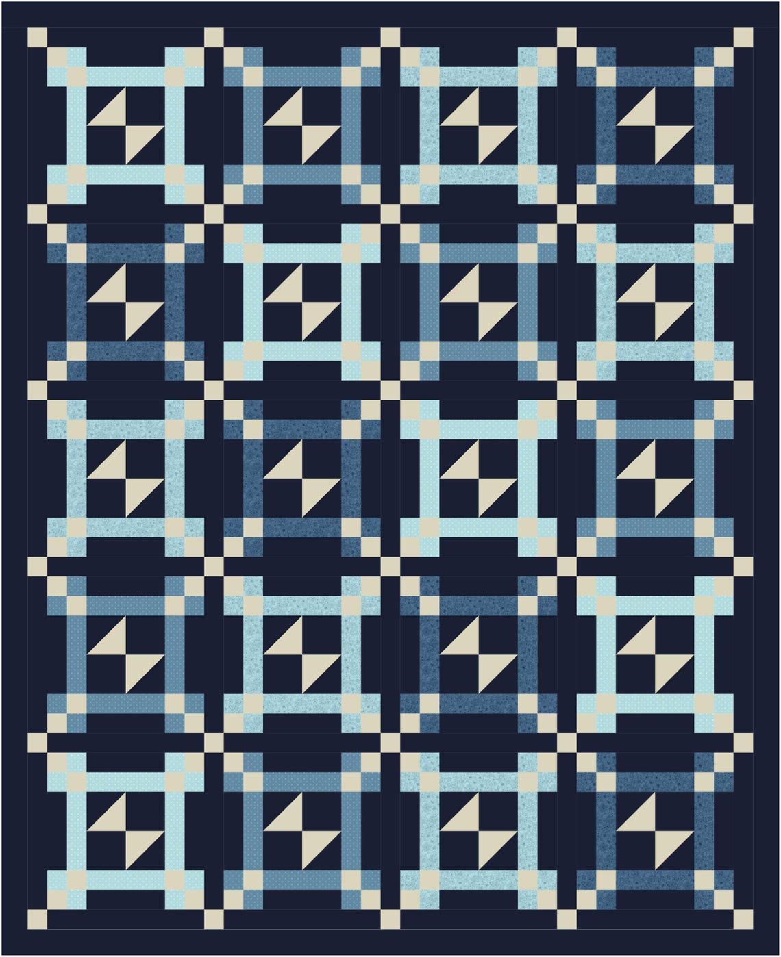Circuit Breaker Quilt Pattern | Modern Geometric Design (PDF) - Etsy