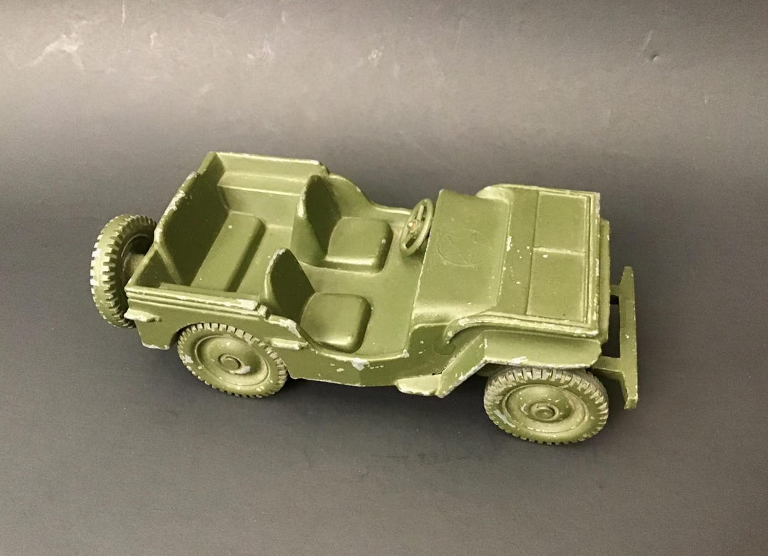 Vintage Dale Die-cast US Army Jeep Metal Toy Car by Dale Model Co. - Etsy