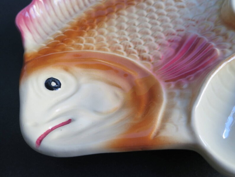 Vintage Fish Platter Ceramic Serving Piece - Etsy