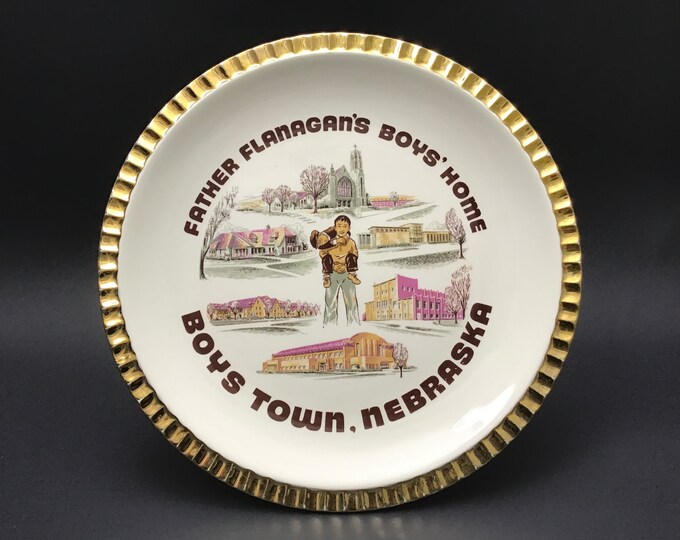 Father Flanagan’s Boys Town Plate Vintage Boys’ Home Nebraska ...