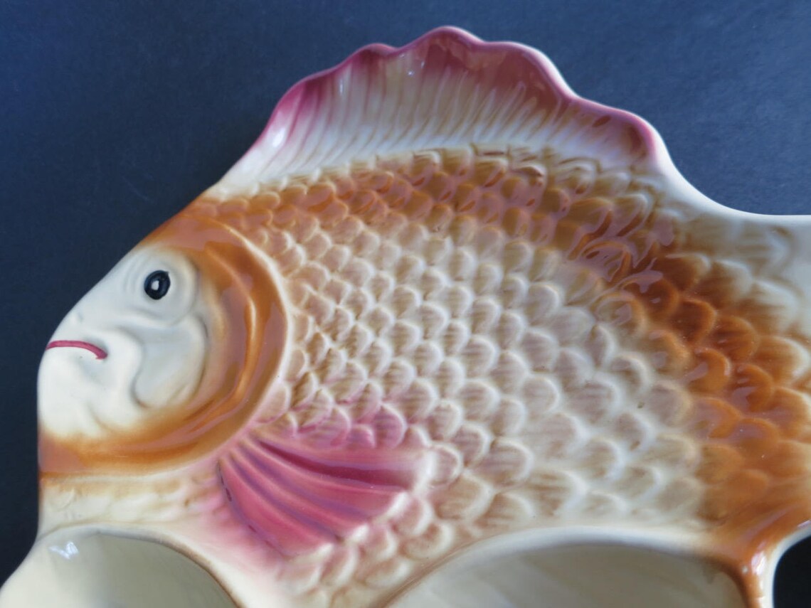 Vintage Fish Platter Ceramic Serving Piece | Etsy