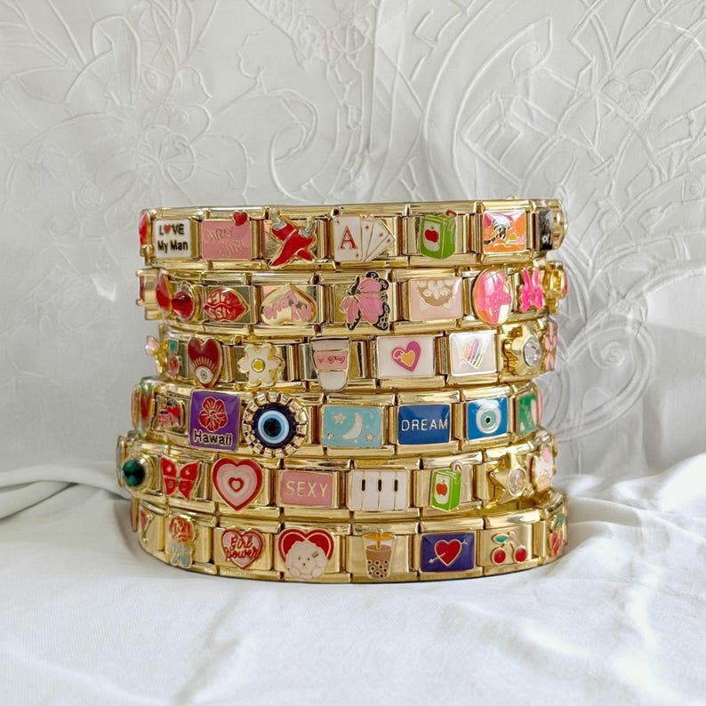 9mm Charms Italian Charms, Custom Italian Charm Bracelet, Italian ...