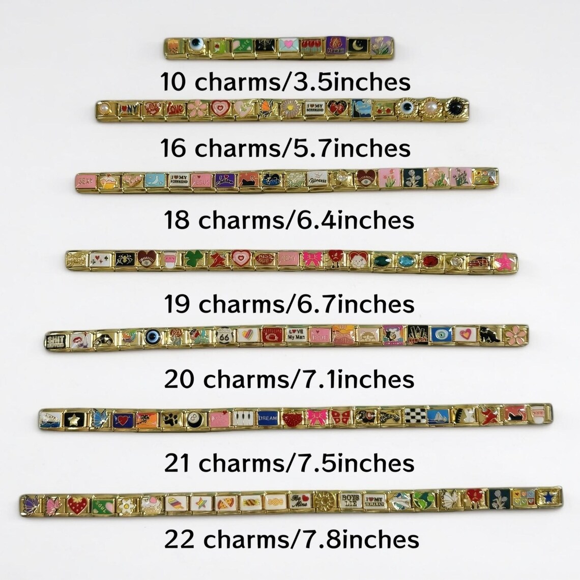 9mm Charms Italian Charms, Custom Italian Charm Bracelet, Italian ...