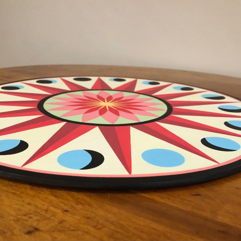 Sun and Moon Cycle Hex Sign PA Dutch Style the Earth Sun - Etsy