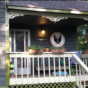 Two Ravens Hex Sign PA Dutch Style- the Two Ravens Hex Sign is a ...