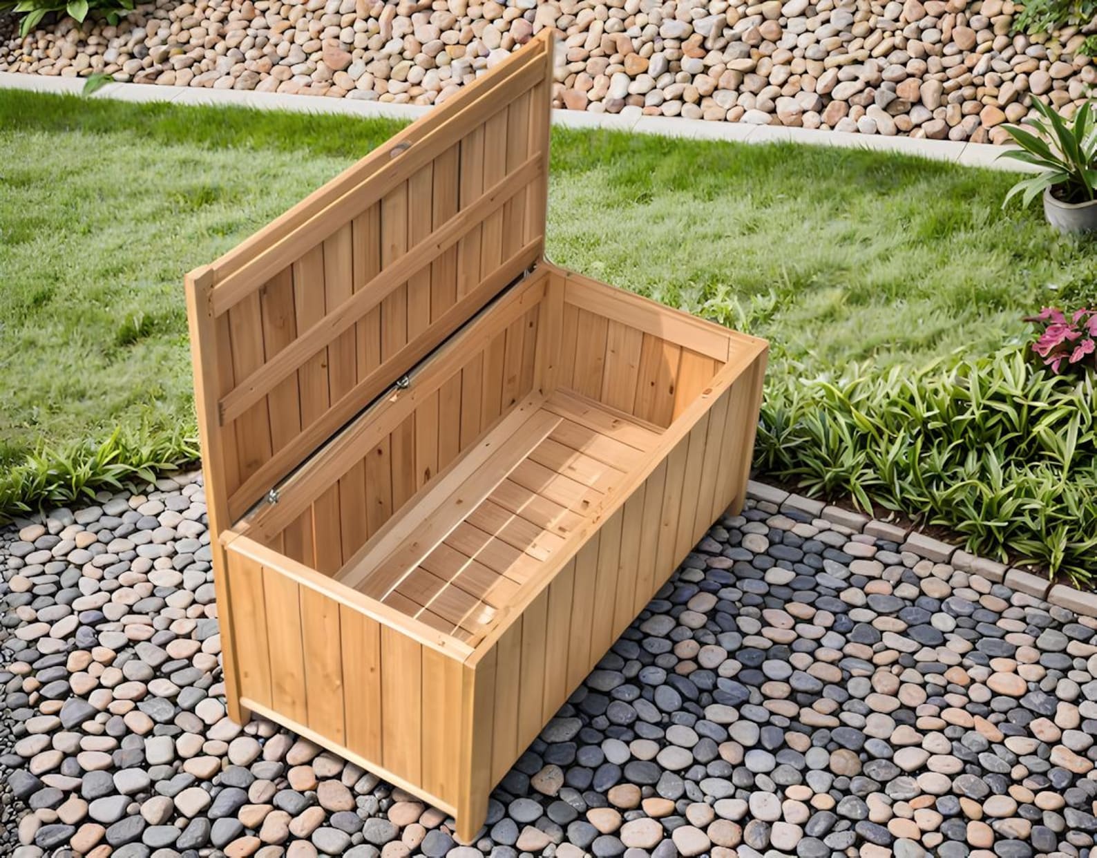 DIY Patio Storage Bench Build Plan: Beginner Woodworking Project (PDF ...