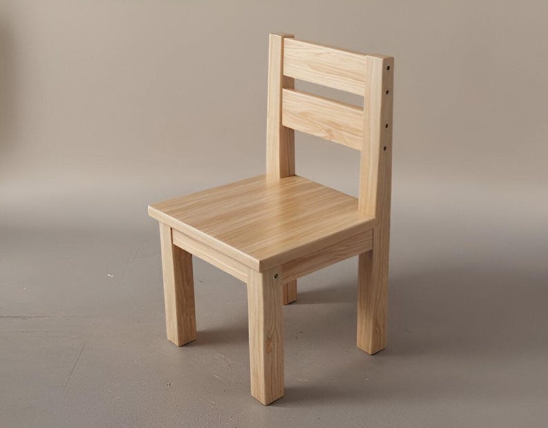 Wooden Kids Chair Build Plan: Playroom Chair Woodworking Project PDF ...