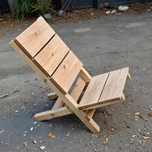 DIY Outdoor Folding Chair Build Plan: Woodworking Plan(pdf Download) - Etsy