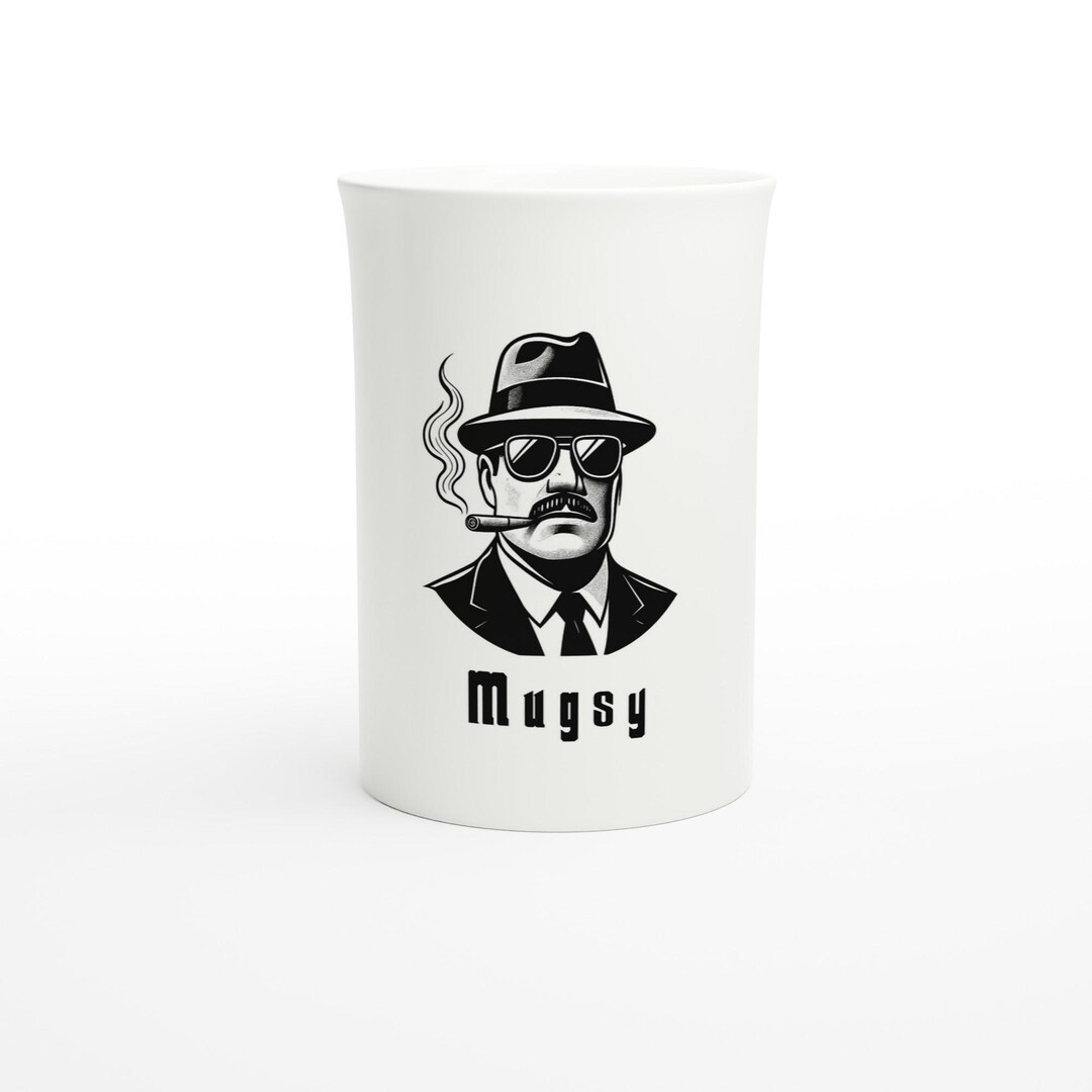 Mugsy Godfather White 10oz Porcelain Slim Mug - Etsy