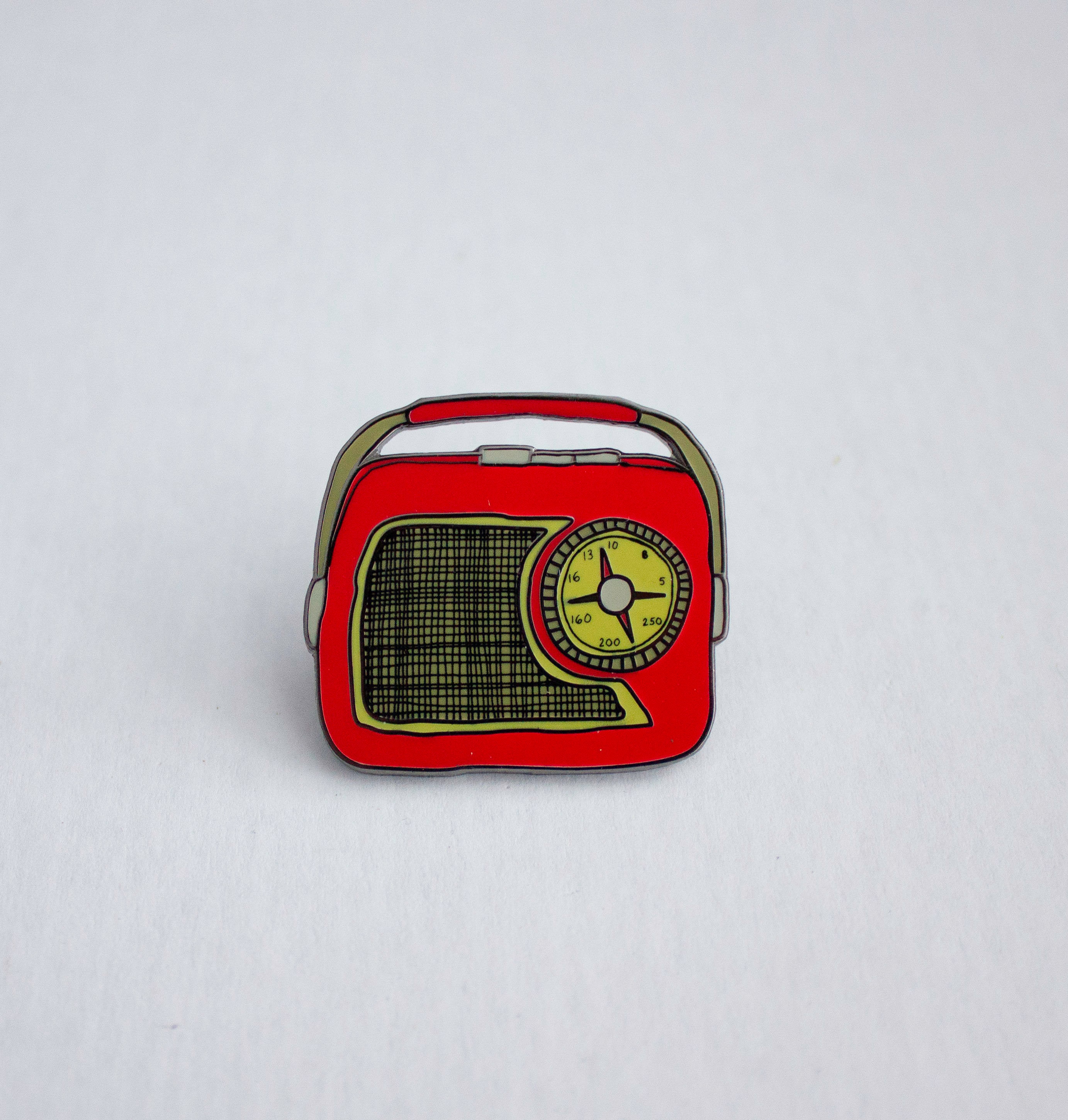 Vintage Radio Enamel Pin Retro Radio Lapel Pin Black Metal - Etsy Australia
