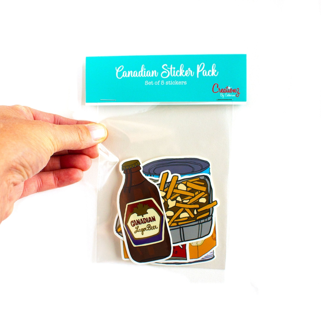 Canadian Sticker Pack - Etsy