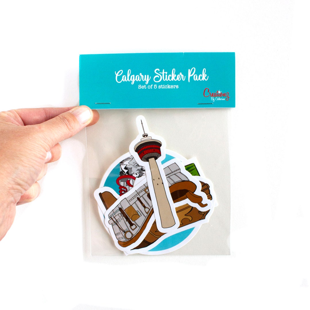 Calgary Sticker Pack, Vinyl Stickers - Etsy