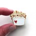 Poutine Enamel Pin, Canadian Food Label Pin, Gold Plated Label Pin ...