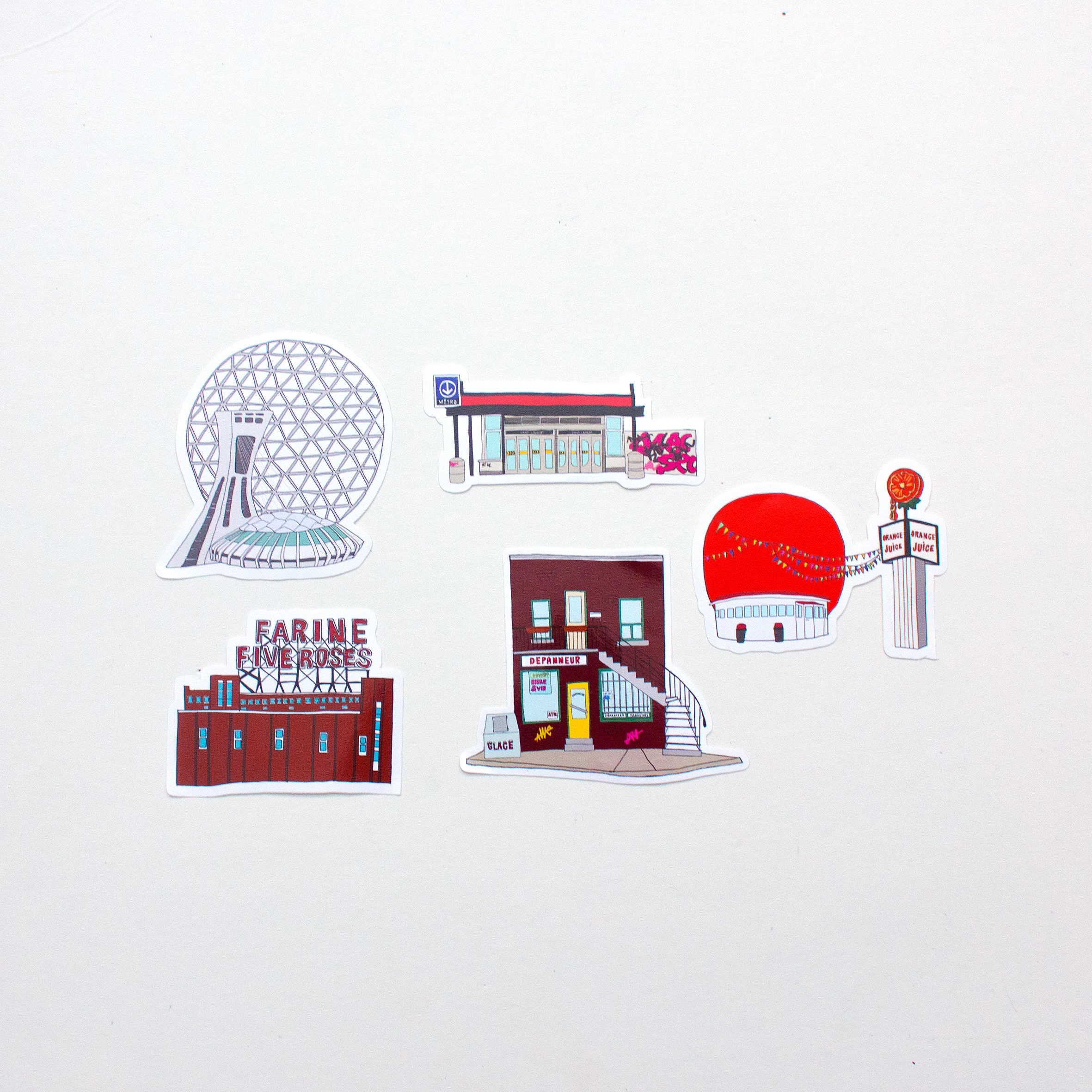 Montreal sticker pack vinyl stickers | Etsy
