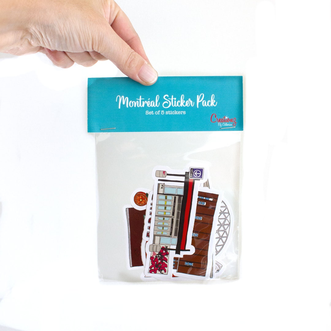 Montreal Sticker Pack, Vinyl Stickers - Etsy